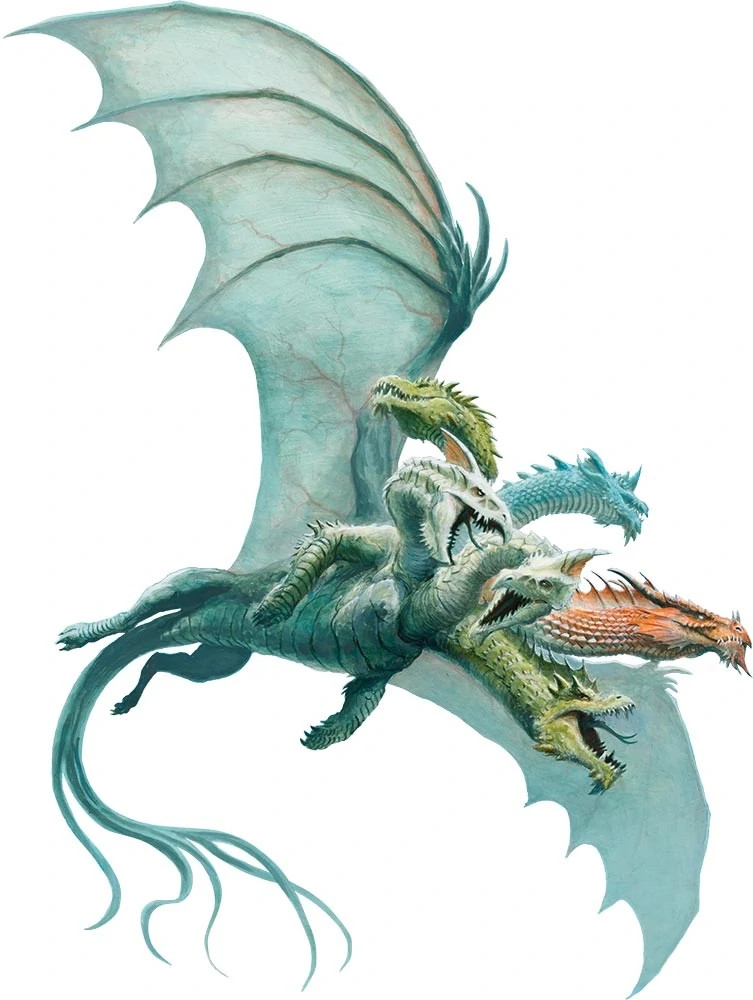Draco Hydra - Monster » Dungeons & Dragons - DnD 5e